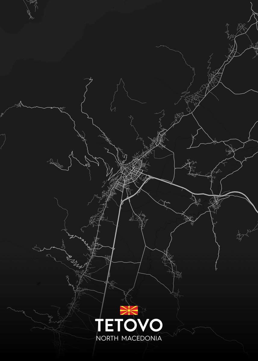 'Tetovo MK' Poster, picture, metal print, paint by IMR Designs | Displate