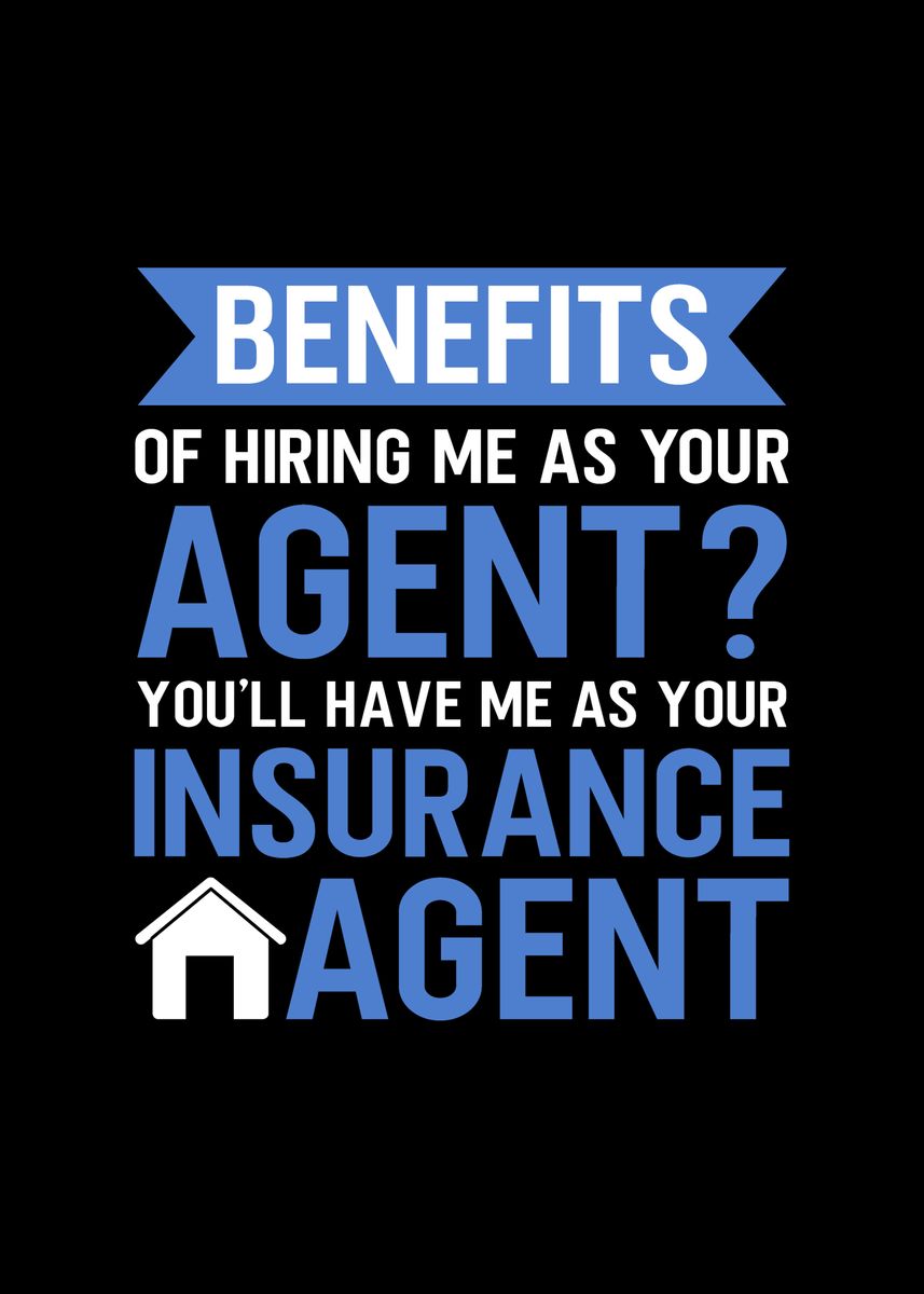 'Insurance Agent' Poster, picture, metal print, paint by Fabian El ...