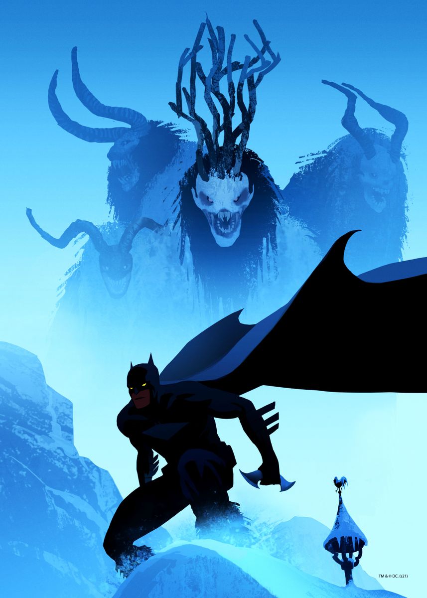 'Batman The World Illustration Germany' Poster by DC Comics | Displate