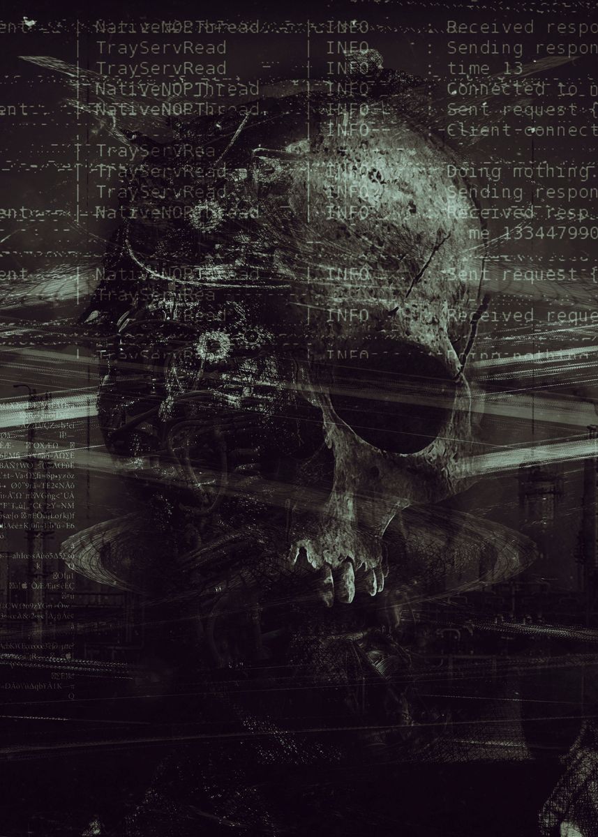 'Data' Poster, picture, metal print, paint by AndrejZT | Displate