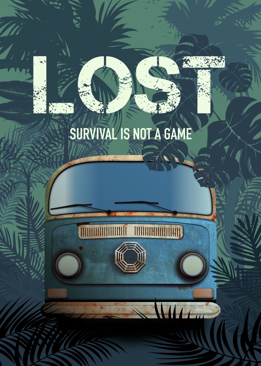 'Lost TV Series' Poster, picture, metal print, paint by Movie Poster ...
