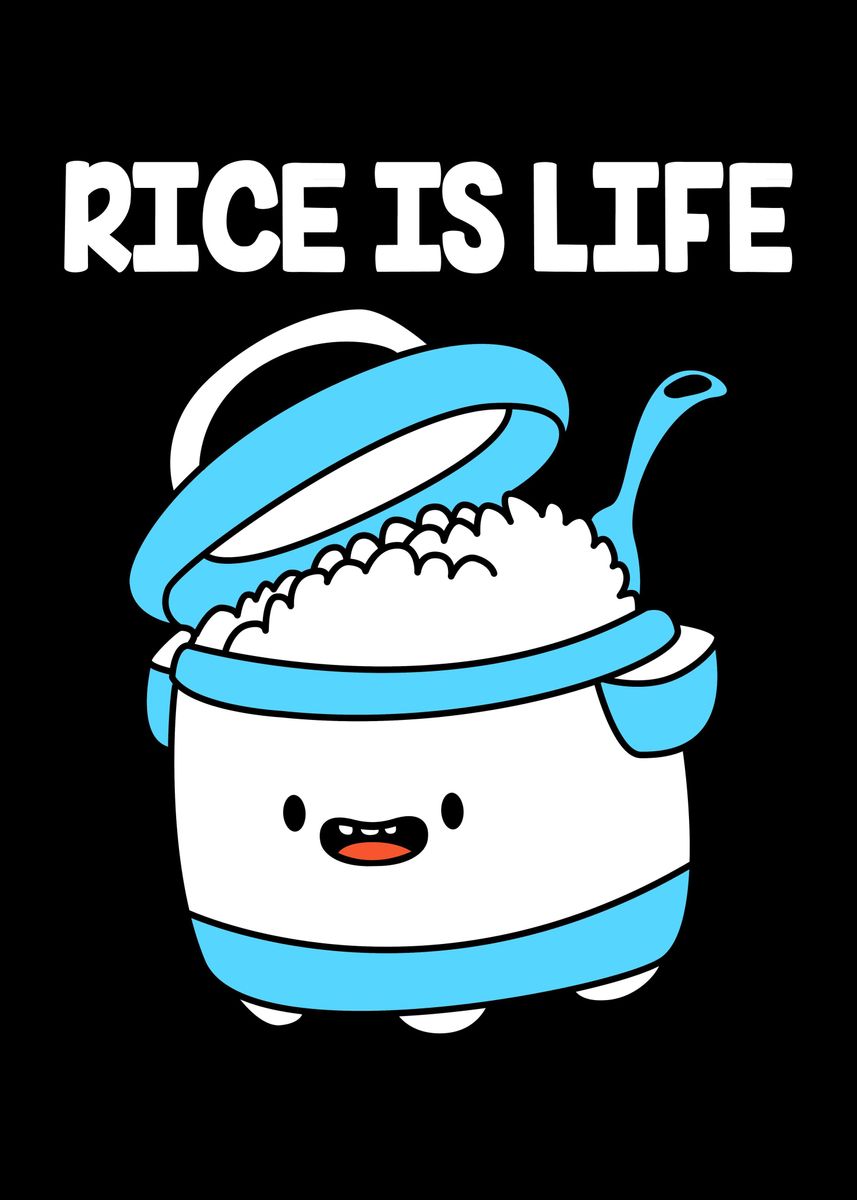 'Filipino Rice' Poster, picture, metal print, paint by FunnyGifts ...