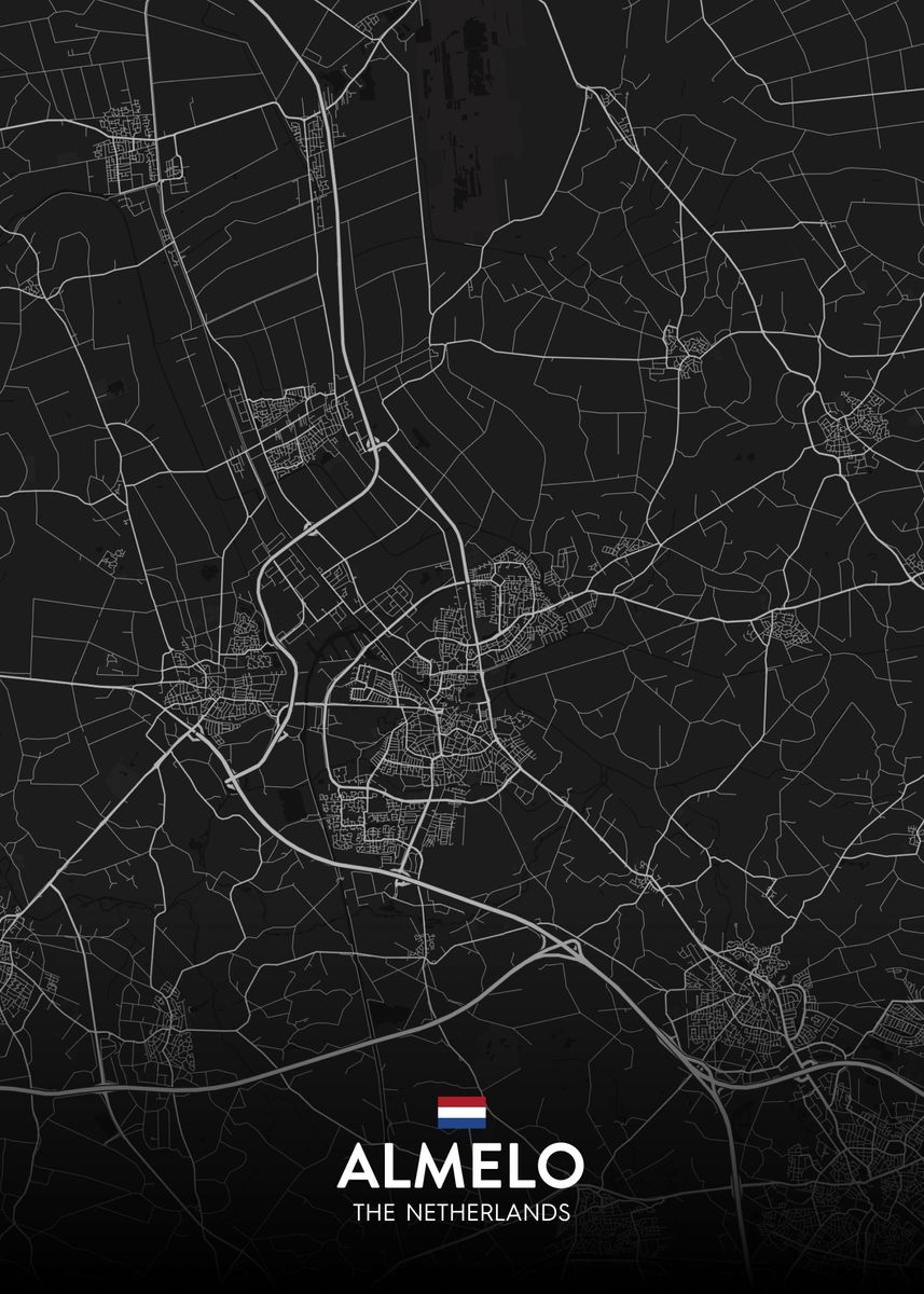 'Almelo NL' Poster by IMR Designs | Displate