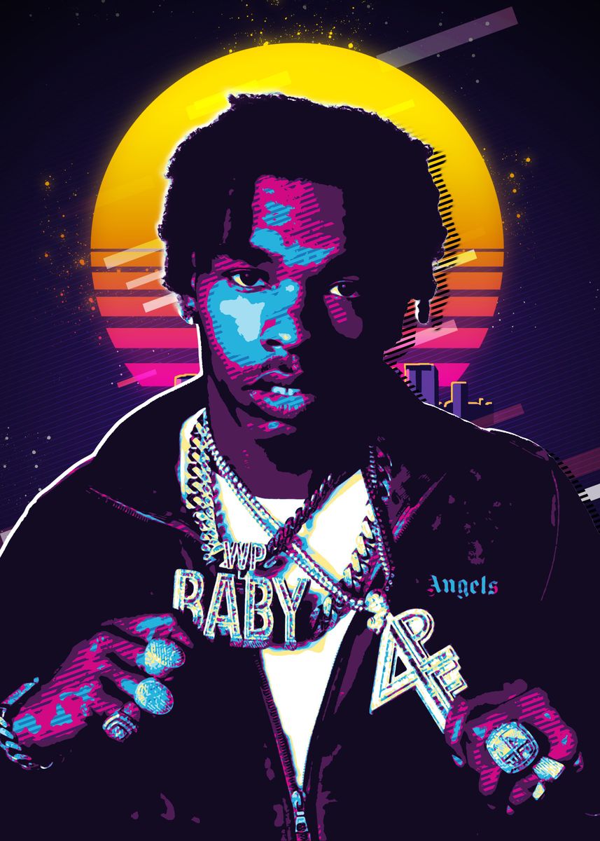 'Lil Baby' Poster, picture, metal print, paint by Trending Music Retro ...