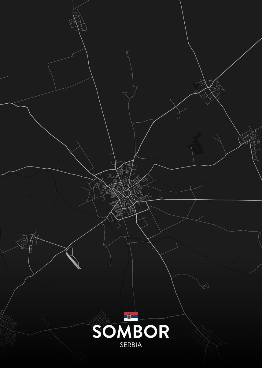 'Sombor RS' Poster by IMR Designs | Displate