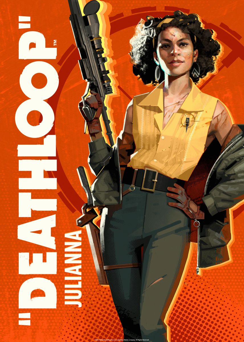 'Julianna Deathloop' Poster, picture, metal print, paint by Deathloop ...