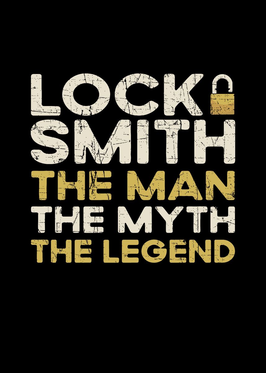 'Locksmith' Poster, picture, metal print, paint by Fabian El Matador ...