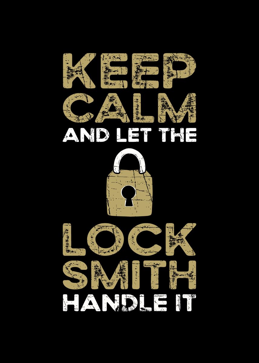 'Locksmith' Poster, picture, metal print, paint by Fabian El Matador ...