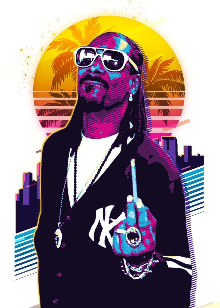 'snoop dogg' Poster, picture, metal print, paint by Most Popular Cult ...