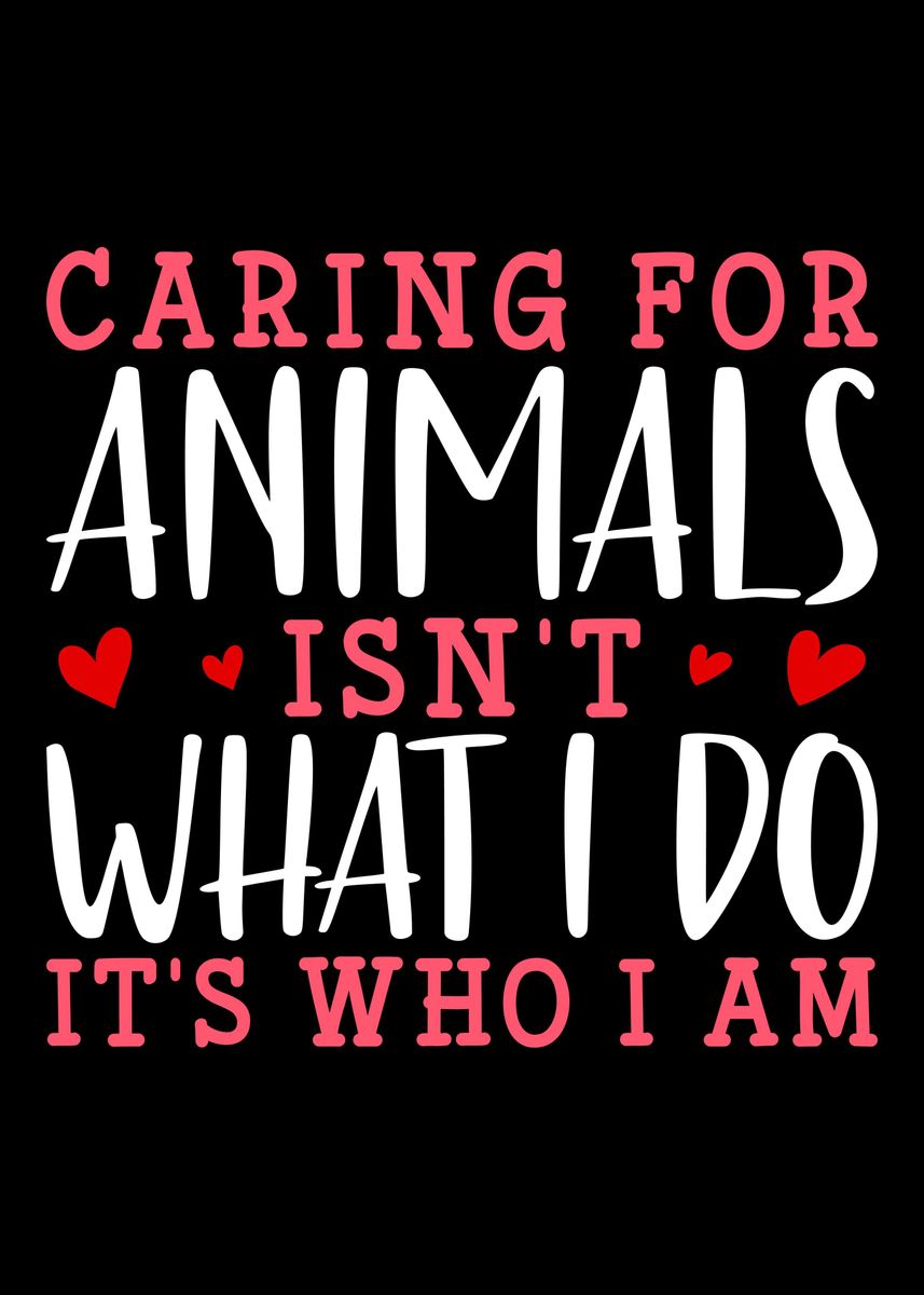 'Animal Rescue Foster' Poster, picture, metal print, paint by Christian ...