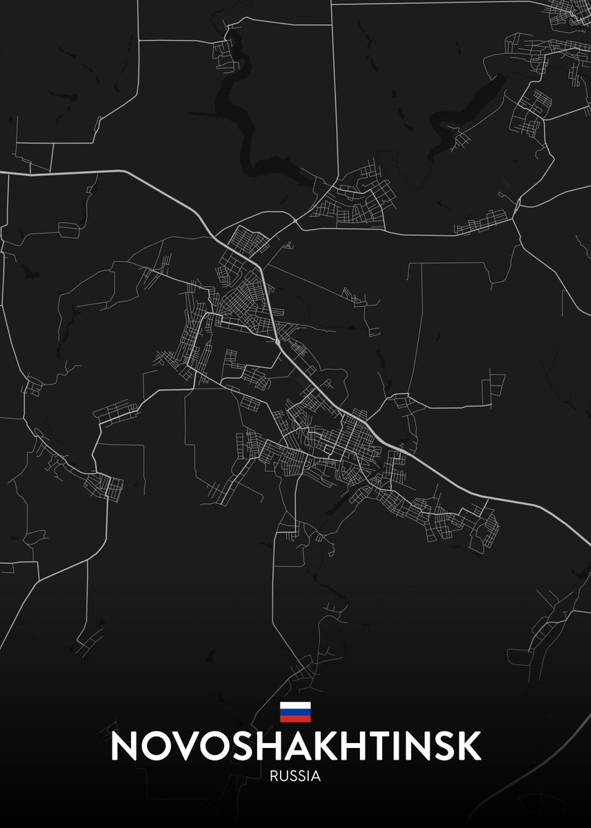 'Novoshakhtinsk RU' Poster by IMR Designs | Displate