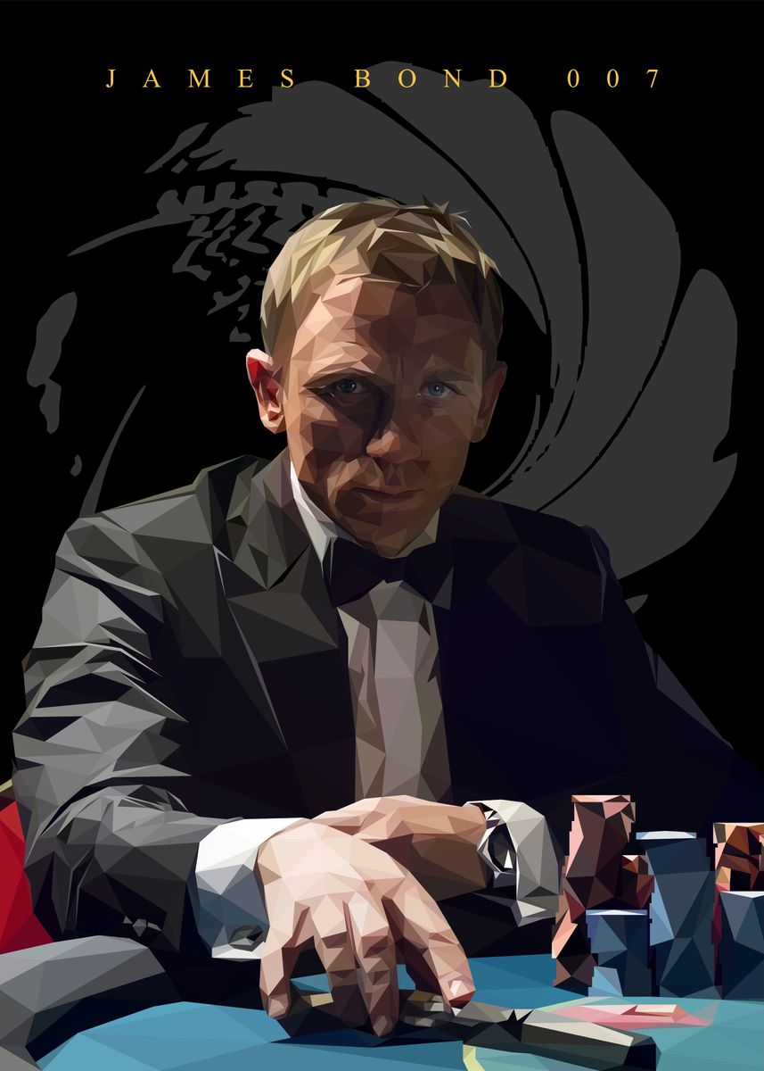 'daniel craig james bond' Poster, picture, metal print, paint by ...