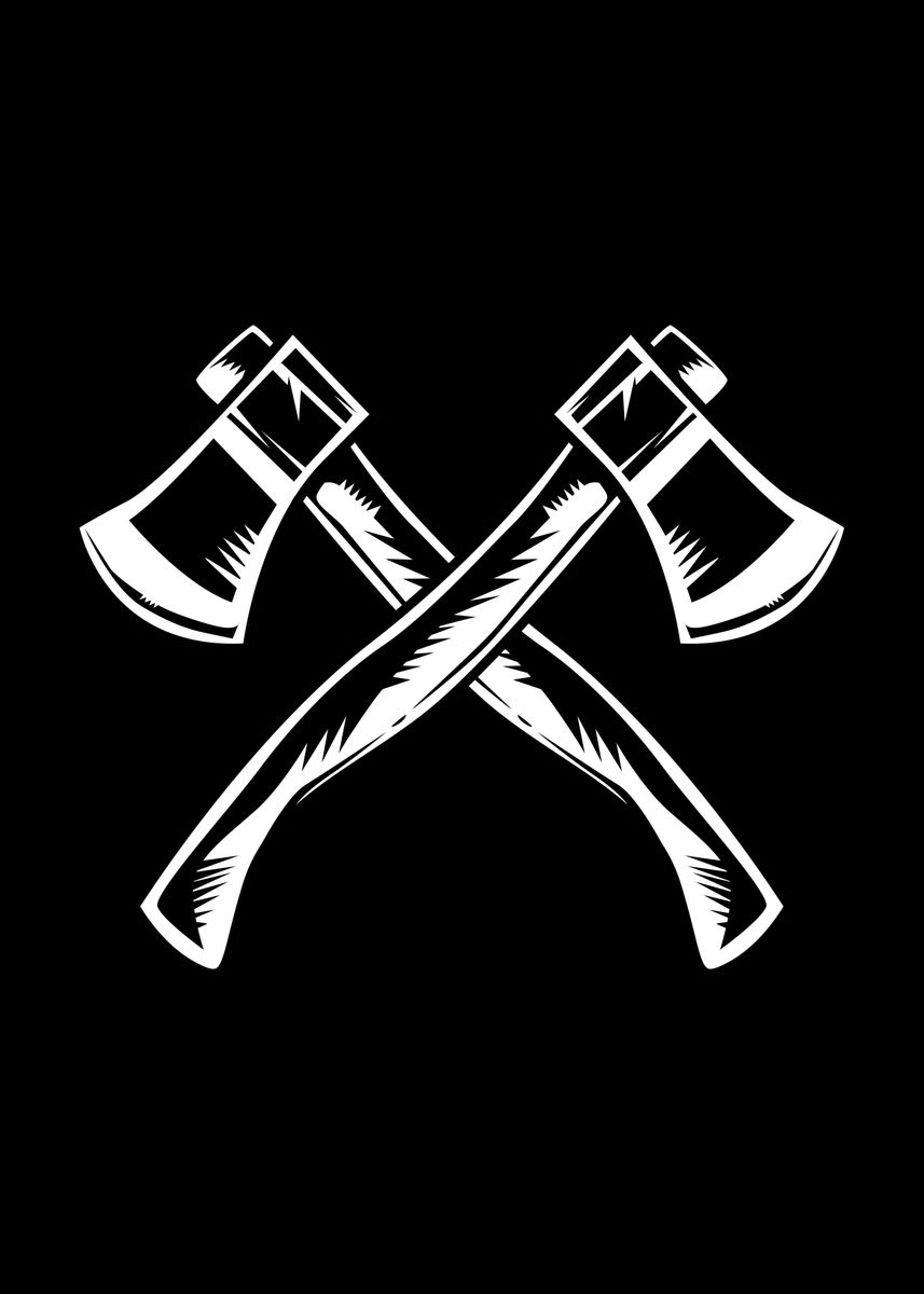 'Axe Throwing Axe' Poster by FunnyGifts | Displate