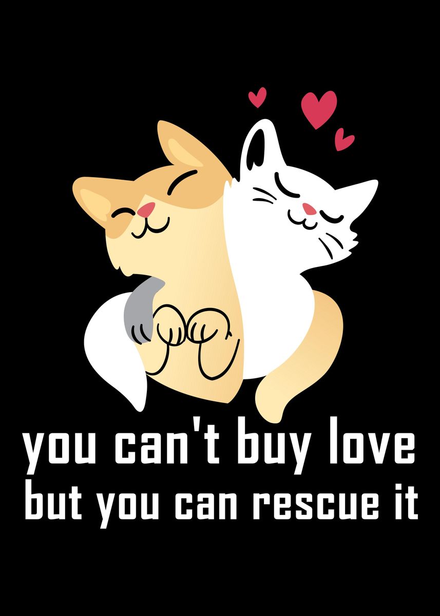 'Animal Rescue Foster' Poster by Christian Mueller | Displate