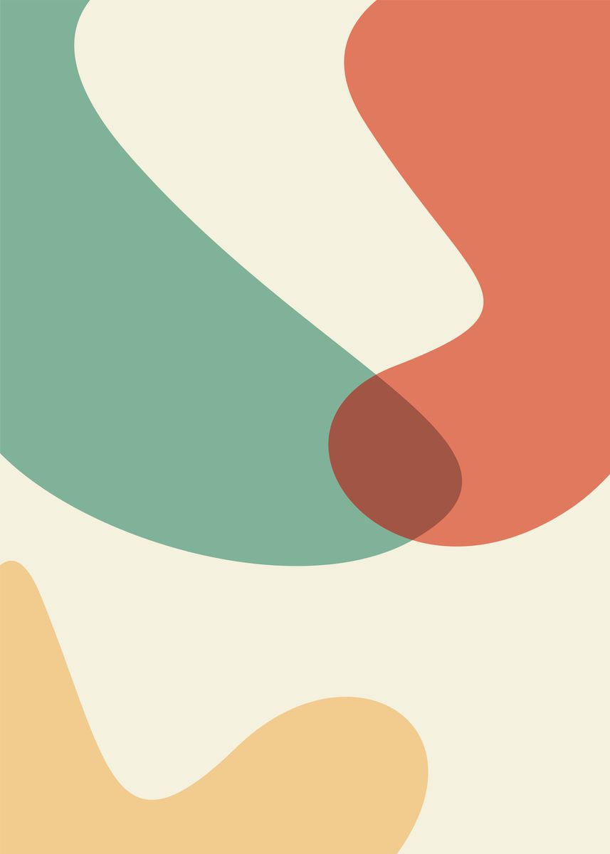 'soft abstract' Poster by Ratna Mutia Dewi | Displate