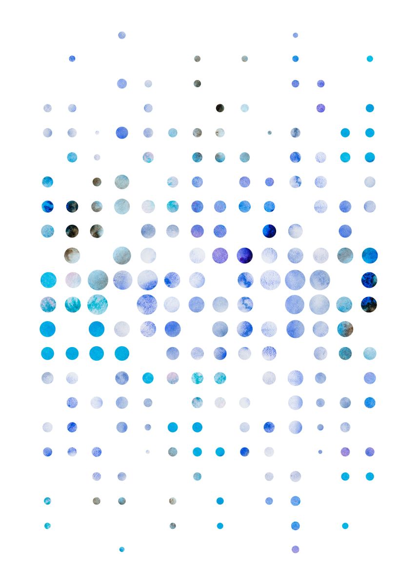 'Natural code XX' Poster, picture, metal print, paint by Fabiana ...