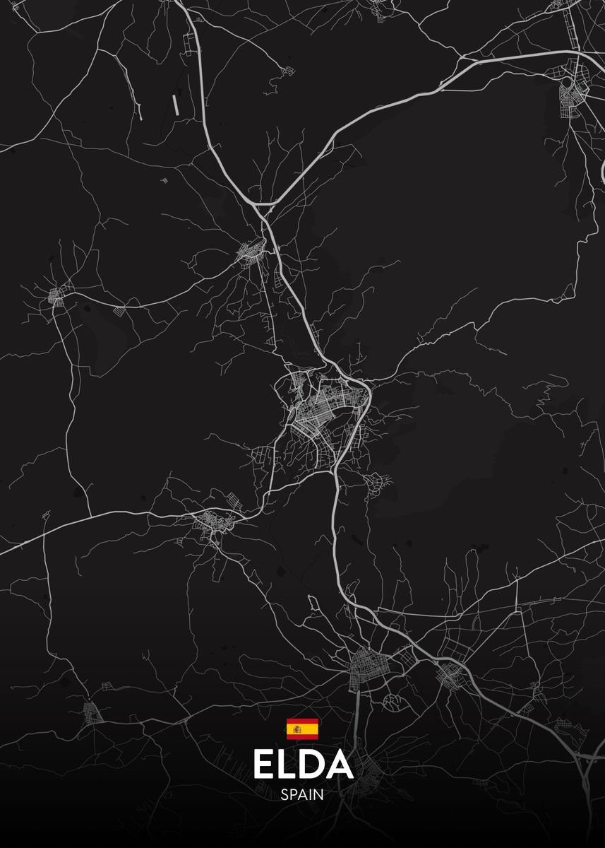 'Elda ES' Poster by IMR Designs | Displate