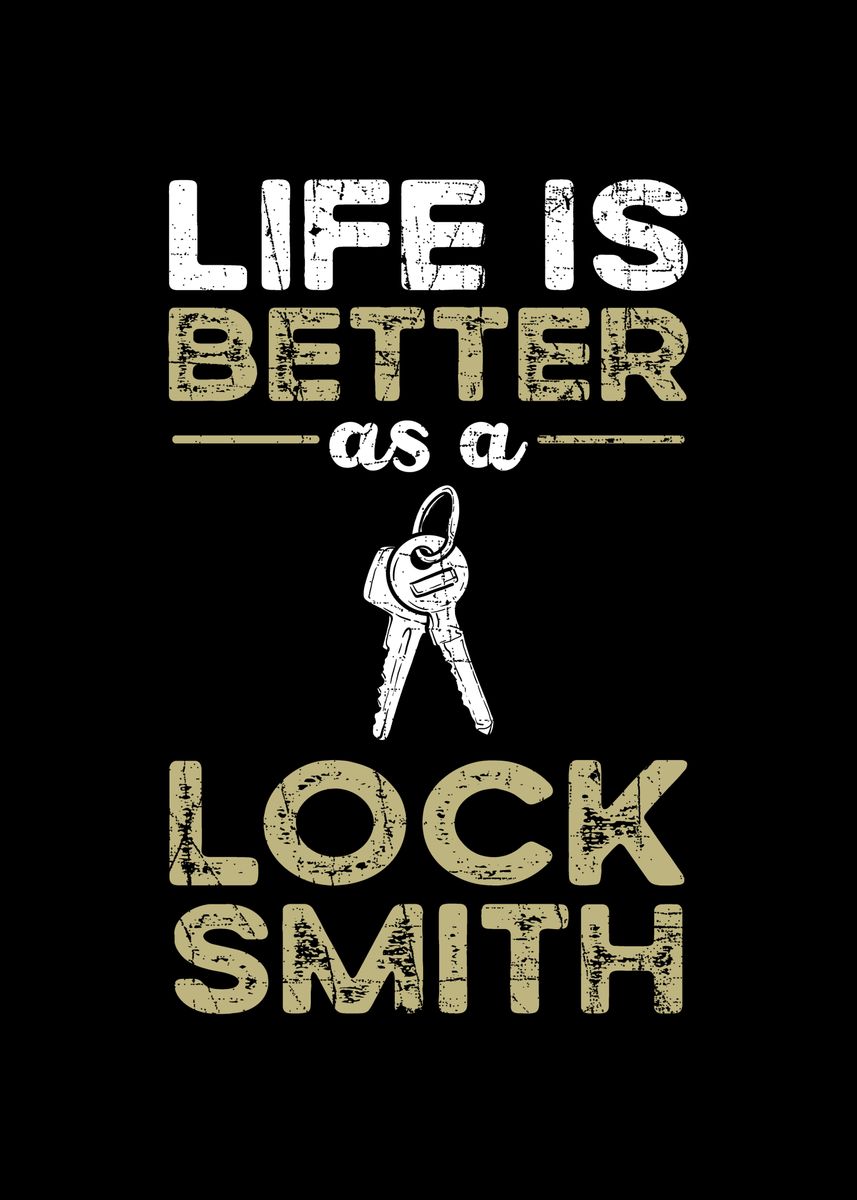'Locksmith' Poster, picture, metal print, paint by Fabian El Matador ...
