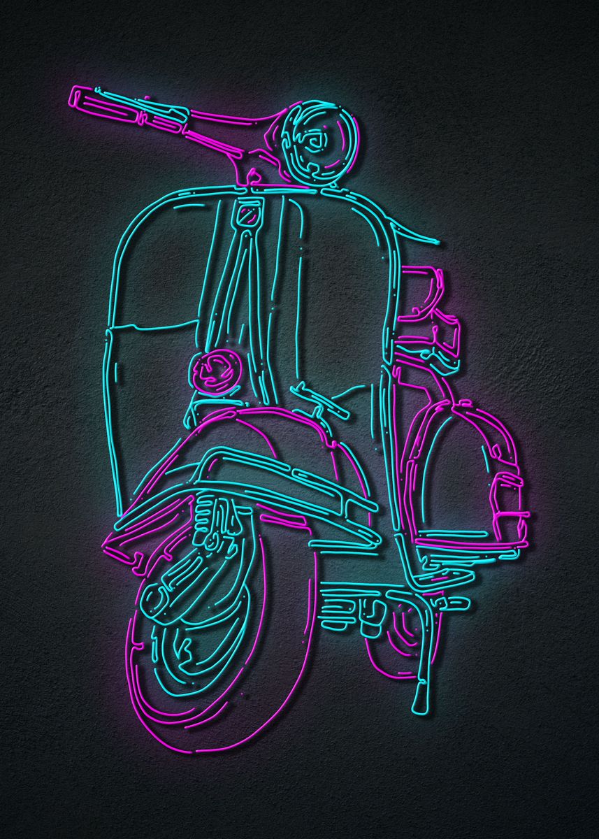 'SCOOTER' Poster by MoveUp | Displate