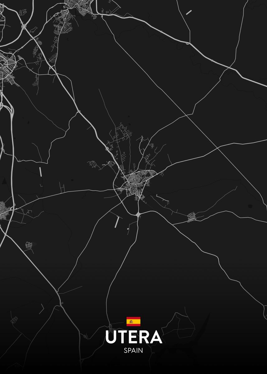 'Utera ES' Poster, picture, metal print, paint by IMR Designs | Displate