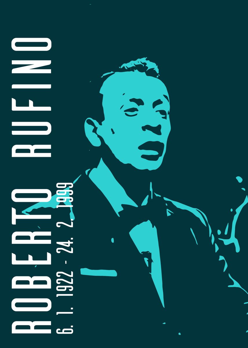 'Roberto Rufino' Poster, picture, metal print, paint by Petra ...