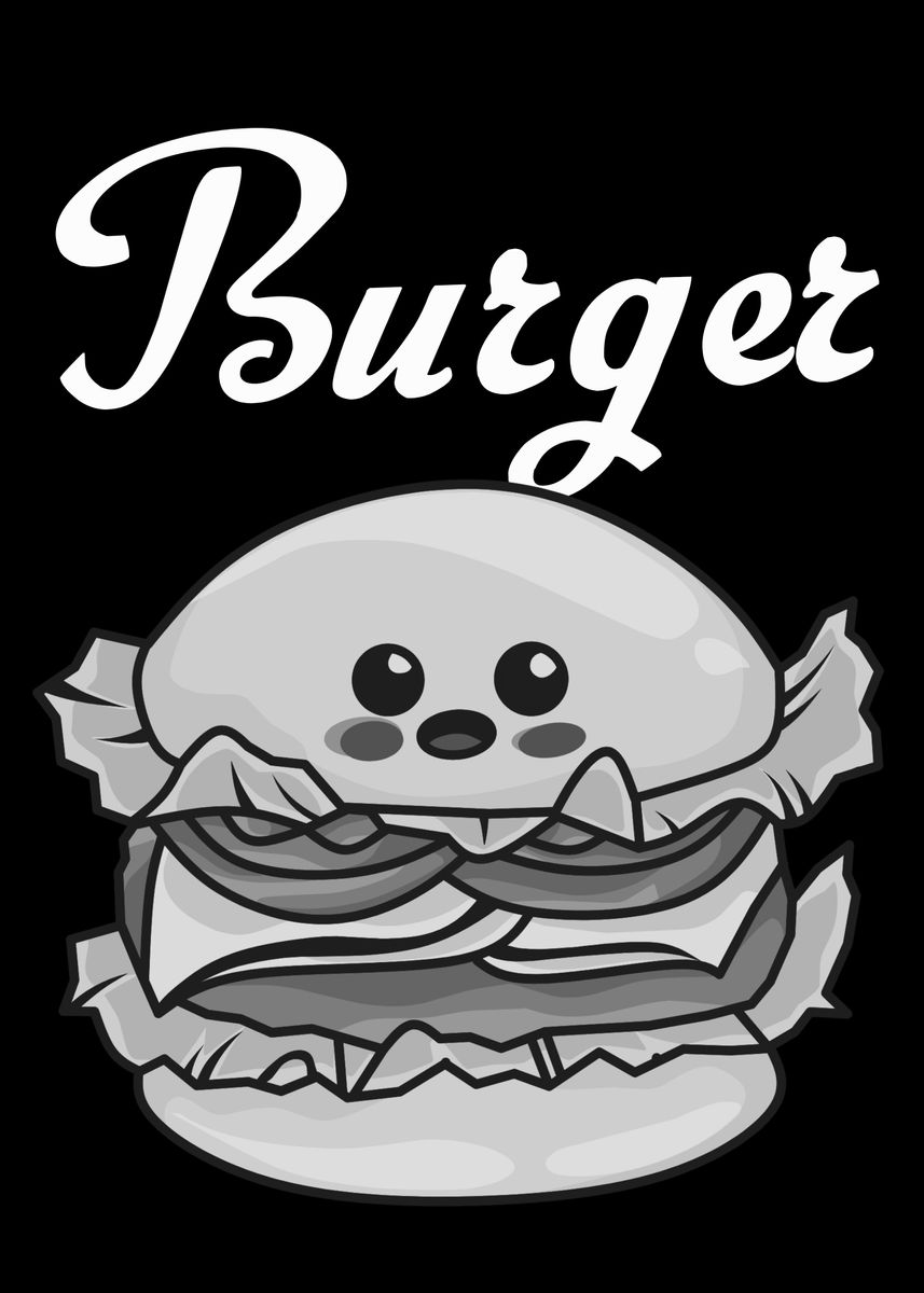 'buger' Poster by UltraSnail | Displate