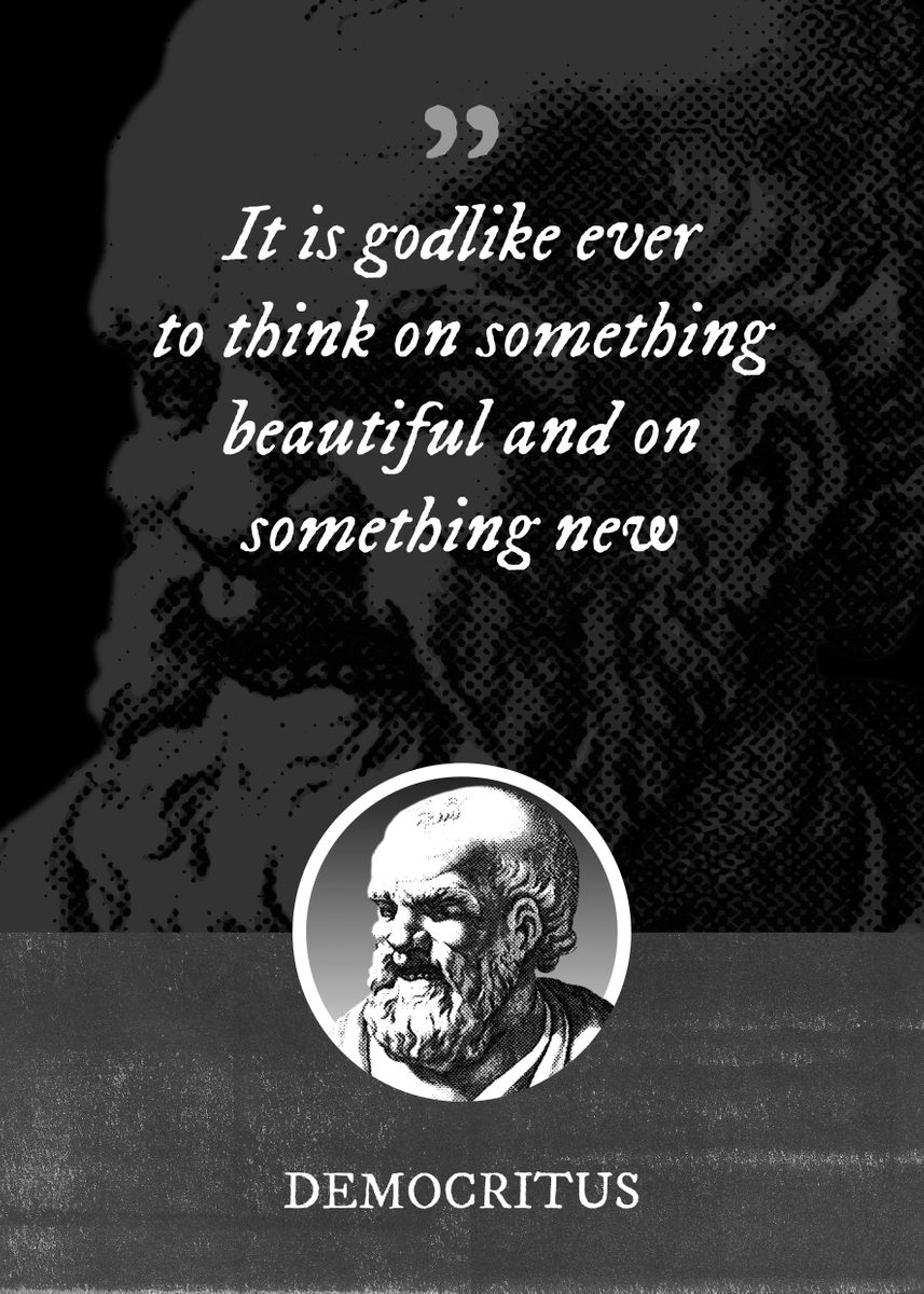 'It is godlike ever to ' Poster, picture, metal print, paint by ...