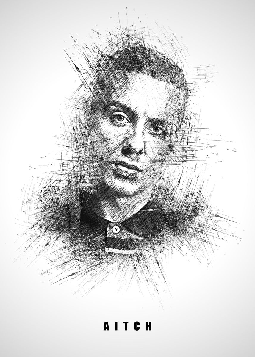 'Aitch' Poster, picture, metal print, paint by Clay Williams | Displate