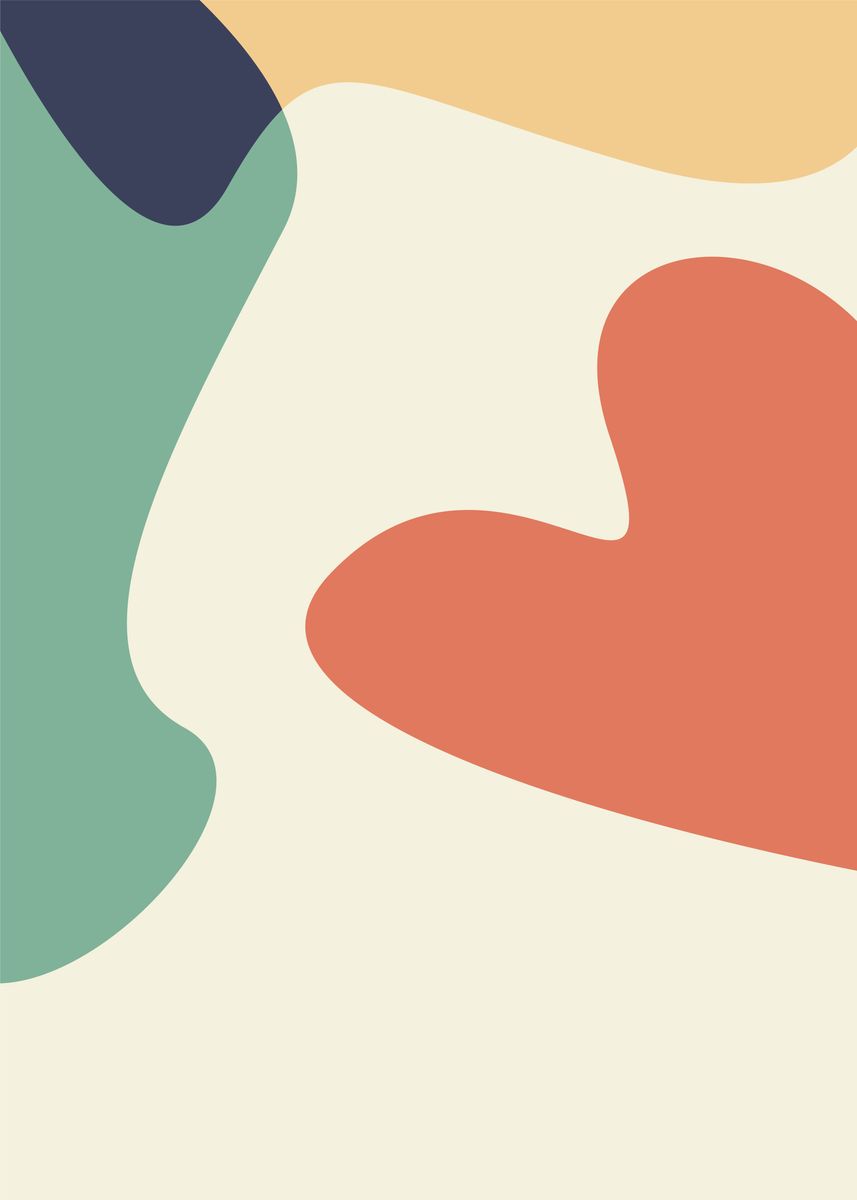 'soft abstract' Poster by Ratna Mutia Dewi | Displate