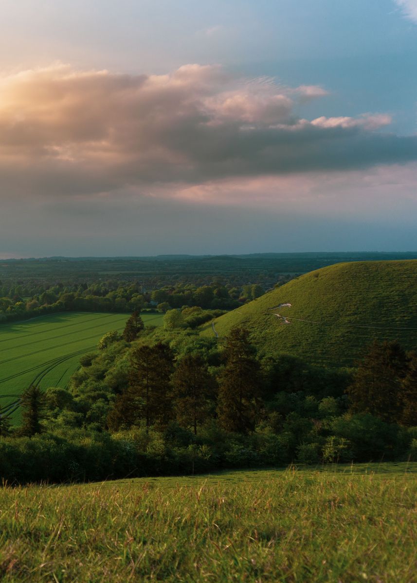 'Beautiful landscape' Poster, picture, metal print, paint by David ...