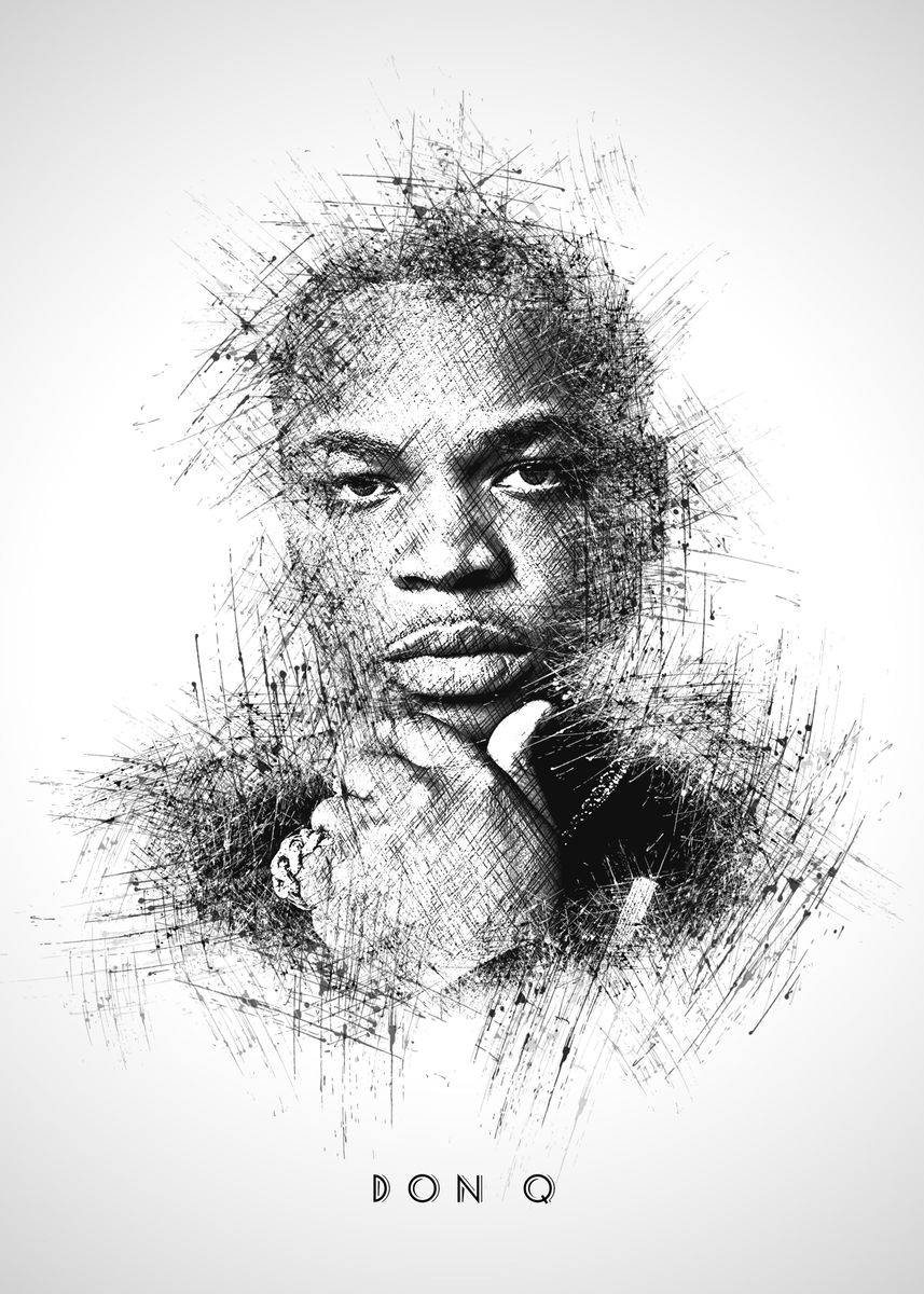 'Don Q' Poster, picture, metal print, paint by Clay Williams | Displate