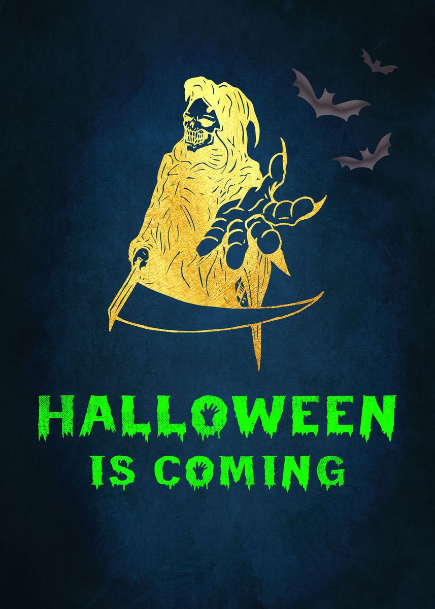 '30 Halloween death 30 ' Poster, picture, metal print, paint by Dusty ...