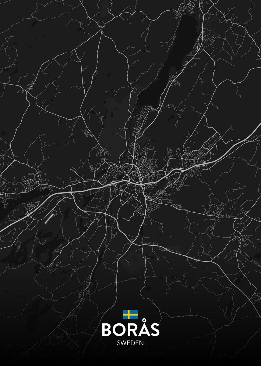 'Boras SE' Poster, picture, metal print, paint by IMR Designs | Displate