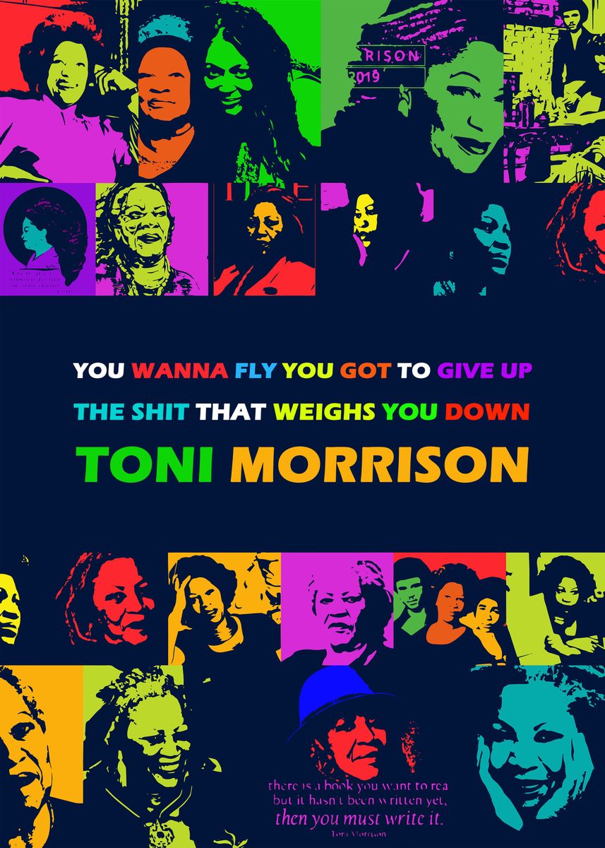 'Toni Morrison' Poster by Dinh Thi Oanh | Displate