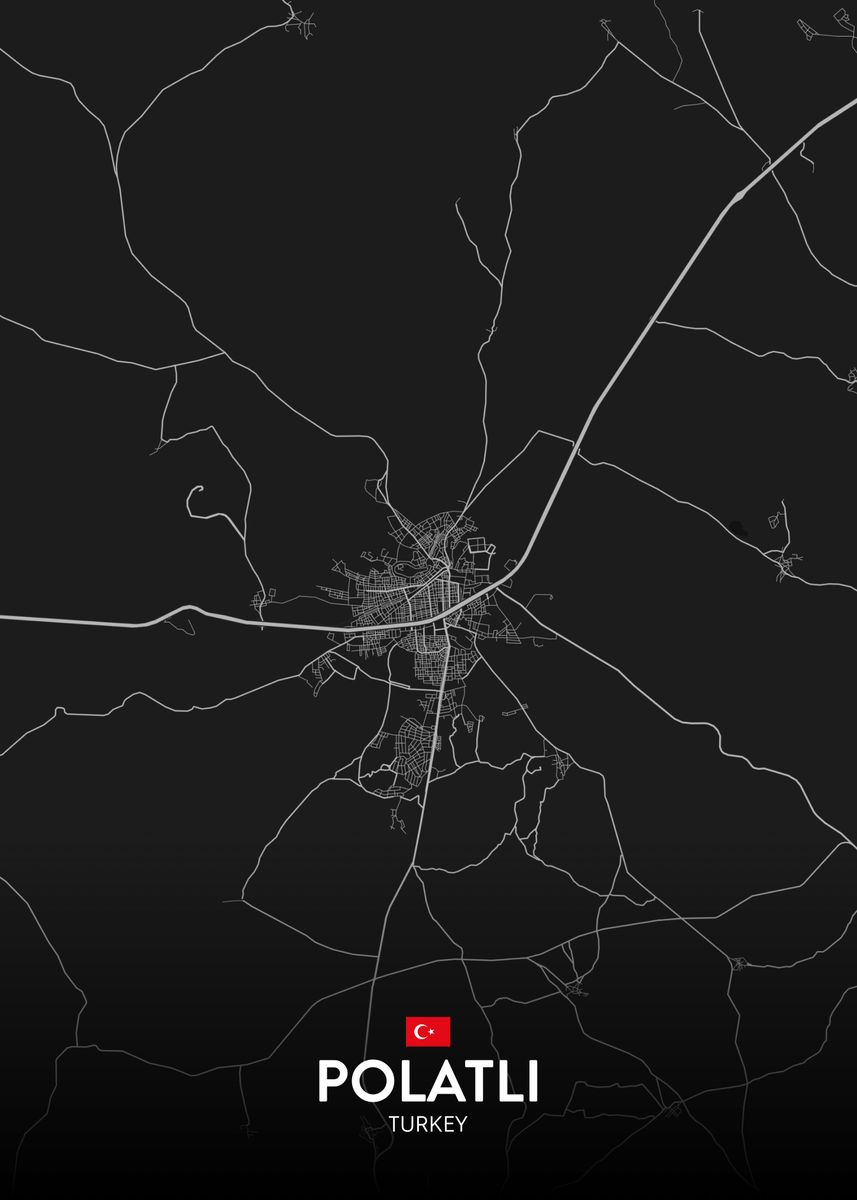 'Polatli TR' Poster, picture, metal print, paint by IMR Designs | Displate