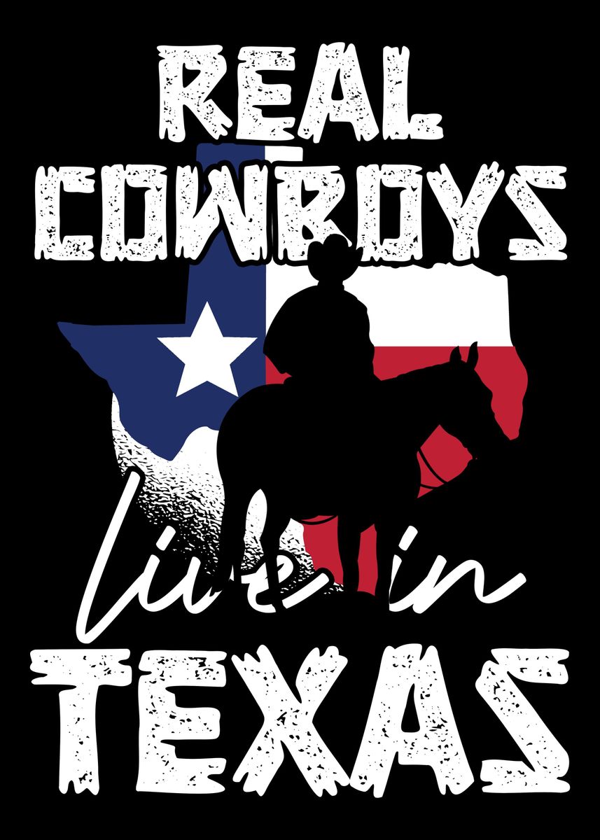 'Funny Texas Flag Fun Lover' Poster by ankarsdesign | Displate