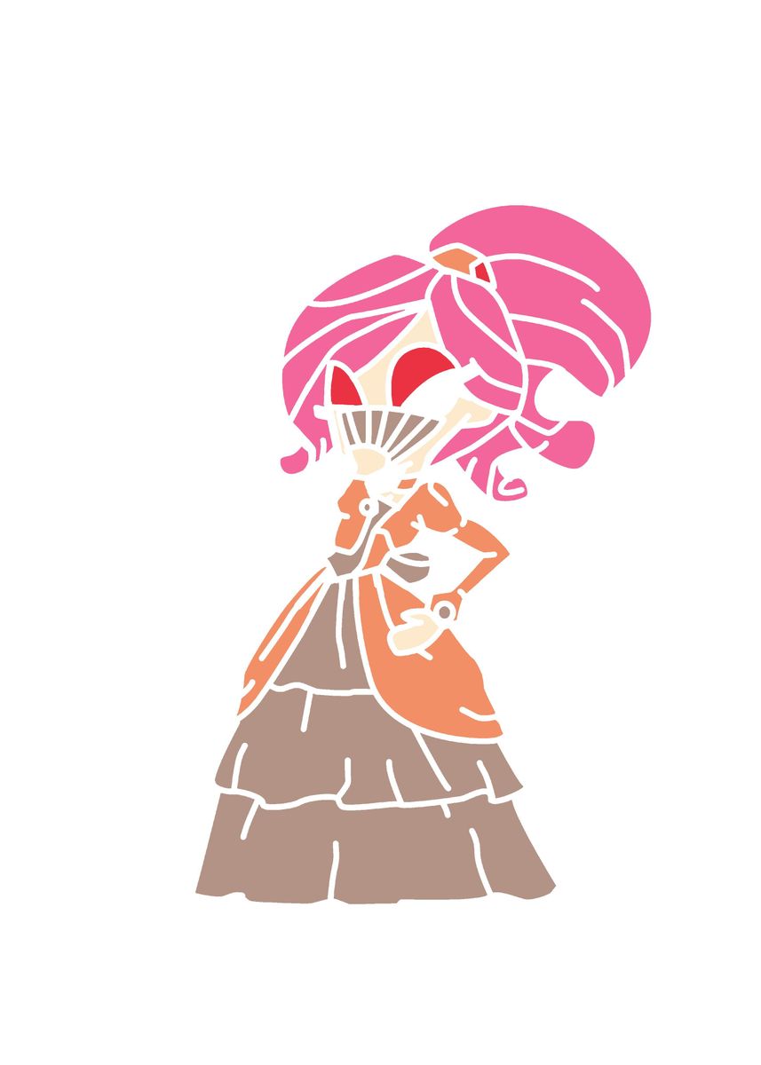 'lady ' Poster, picture, metal print, paint by Lindorf Temotio | Displate