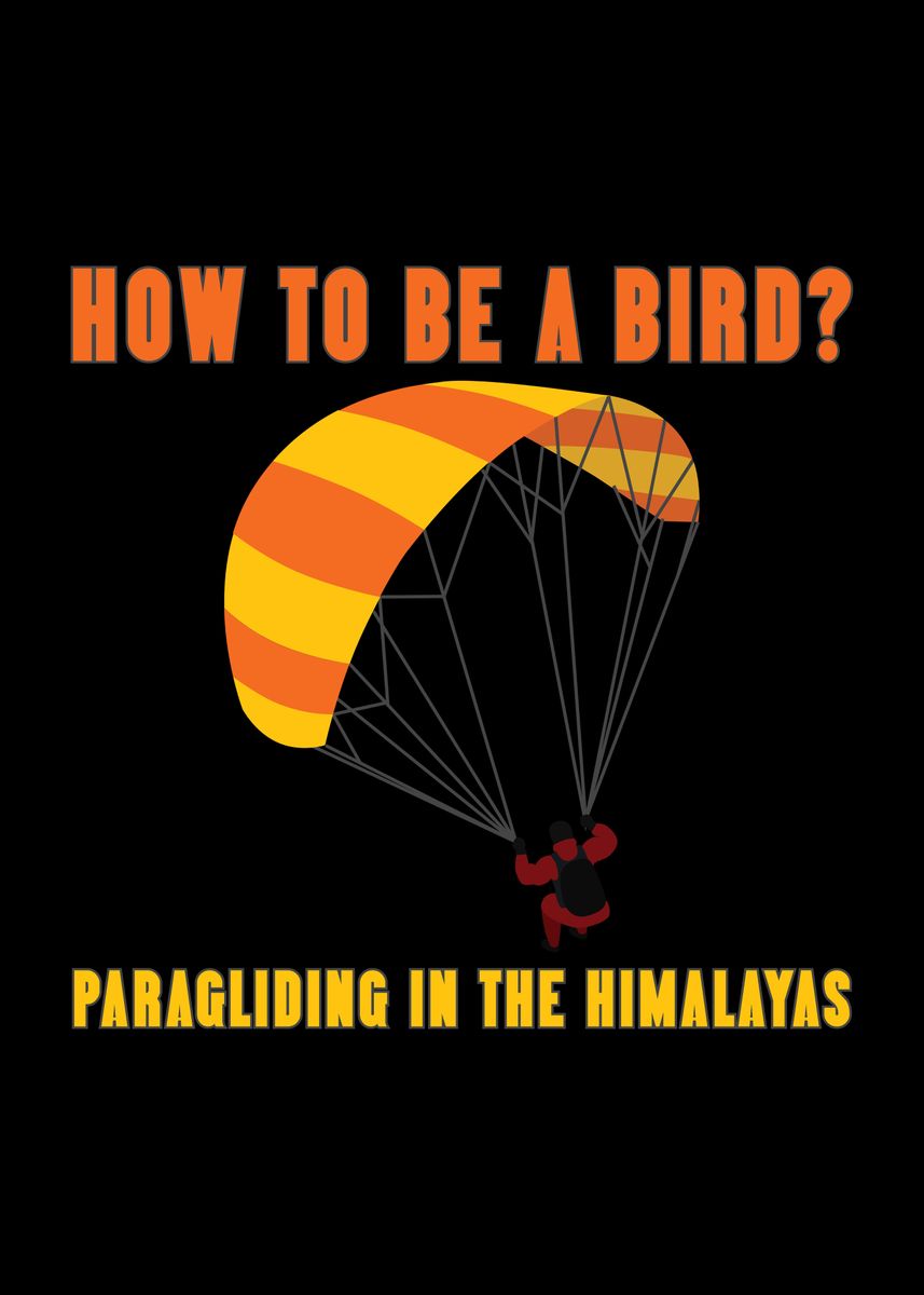 'How to be a bird' Poster by Lukes Pixel Studio | Displate