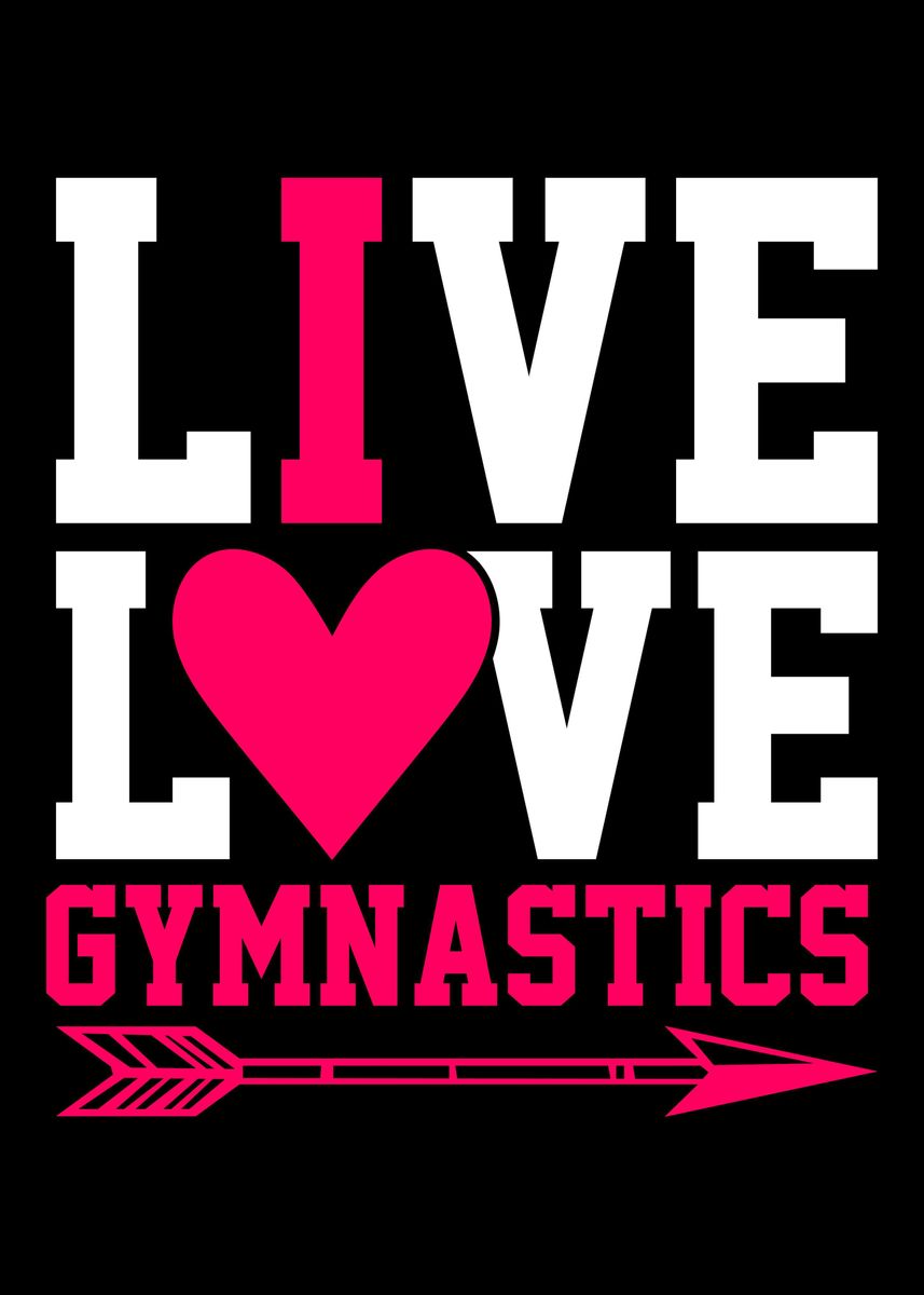 'Tumbling Gymnastics' Poster, picture, metal print, paint by Christian ...