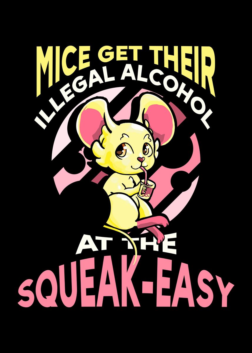 'Mouse Mice Quote' Poster, picture, metal print, paint by Sebastian ...