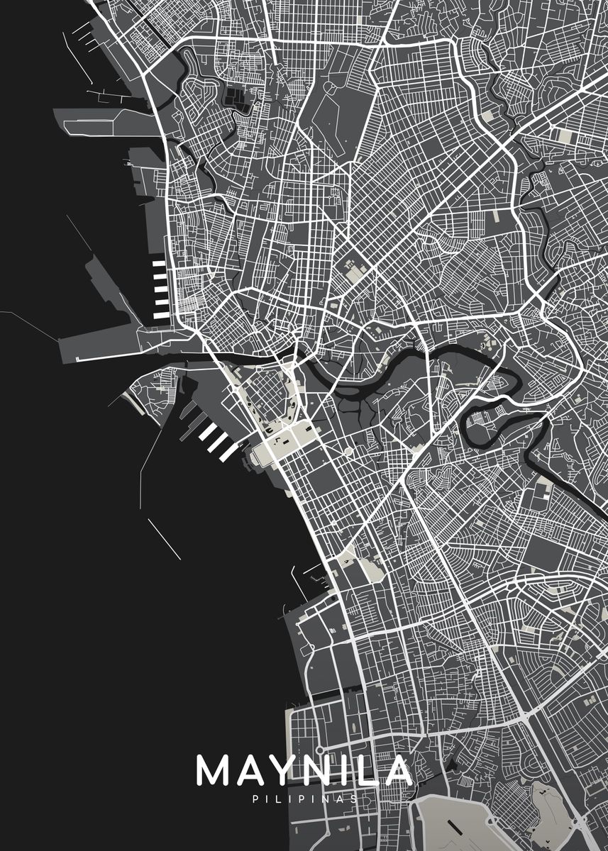 'Maynila' Poster by mapsies | Displate