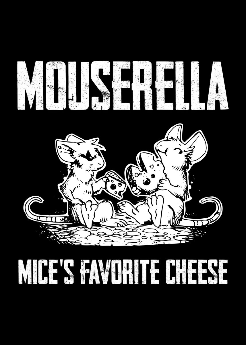 'Mouse Mice Quote' Poster, picture, metal print, paint by Sebastian ...