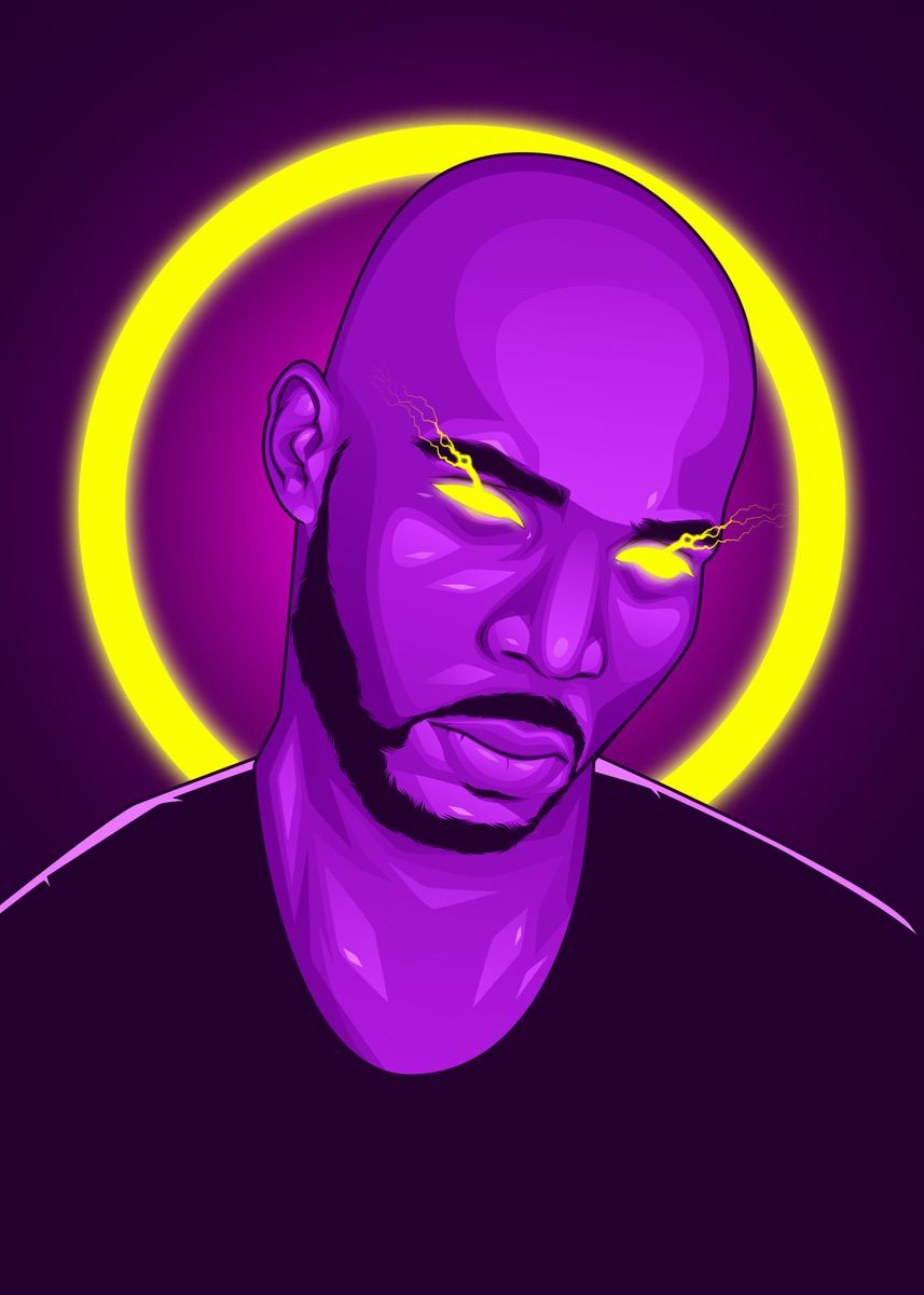 'DMX Rapper' Poster, picture, metal print, paint by Colorize Studio ...