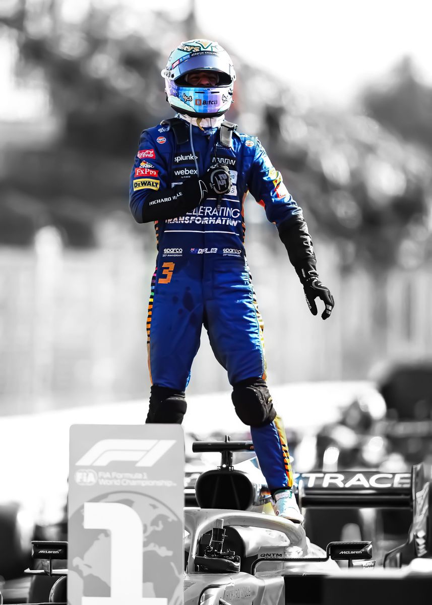 'Daniel Ricciardo' Poster by DUKE STUDIO | Displate