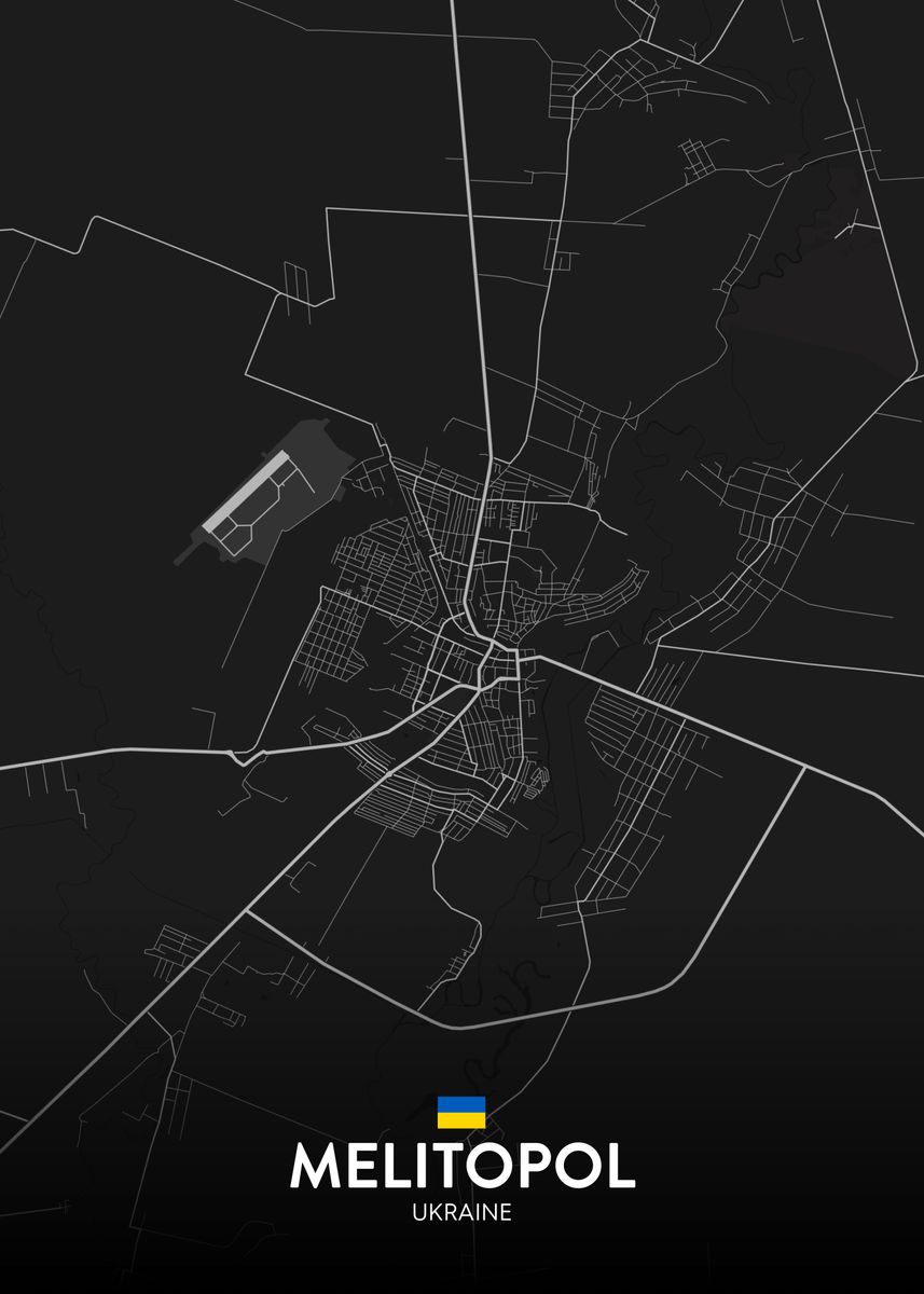 'Melitopol UA' Poster, picture, metal print, paint by IMR Designs ...