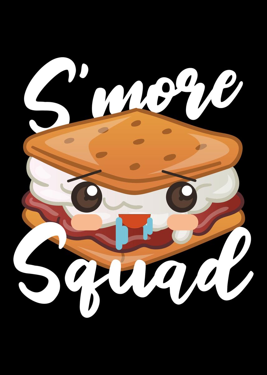 'Camping Smores Smore' Poster by CrazySquirrel | Displate