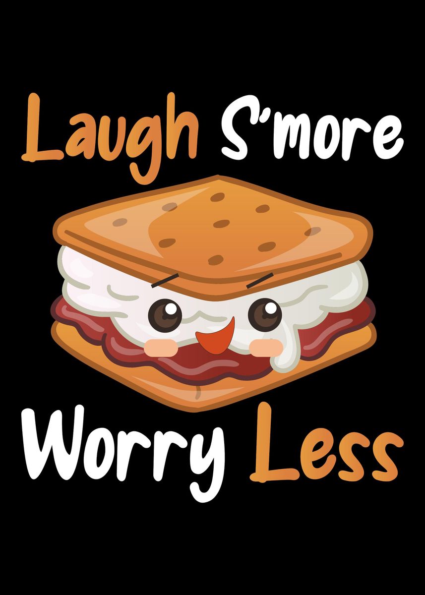 'Camping Smores Smore' Poster by CrazySquirrel | Displate