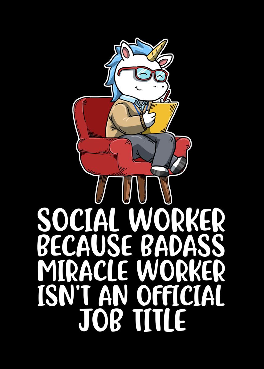 'Badass Miracle Worker' Poster by CatRobot | Displate