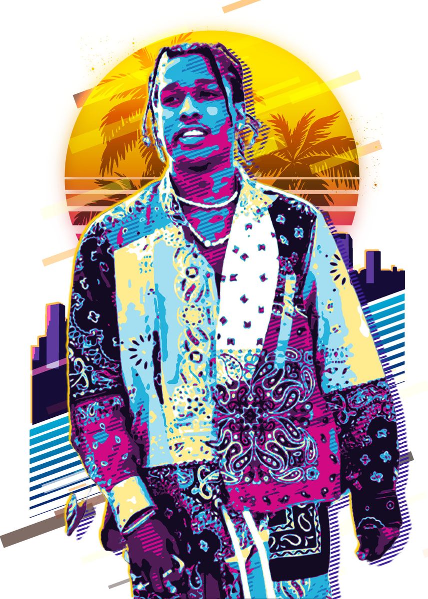 'asap rocky' Poster by Most Popular Cult posters | Displate