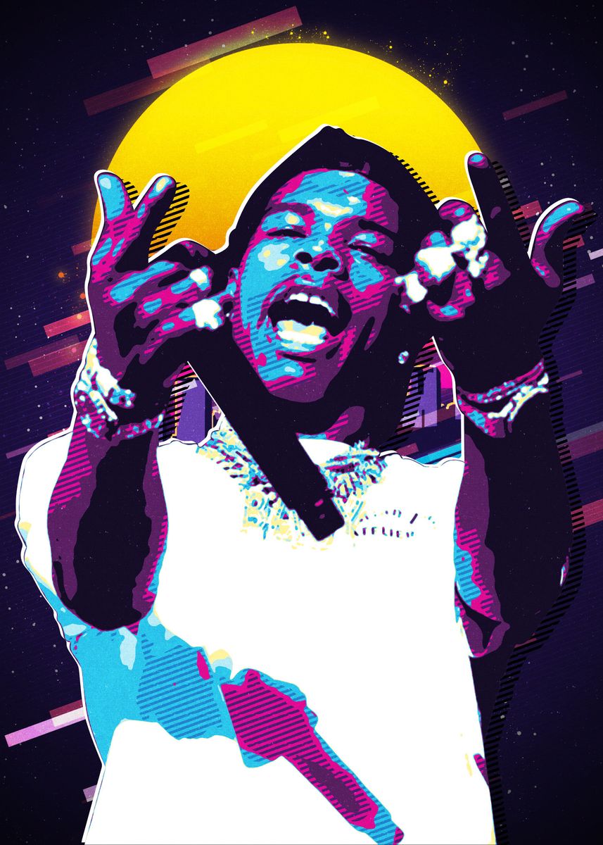 'Lil Baby' Poster, picture, metal print, paint by San Illustrator ...